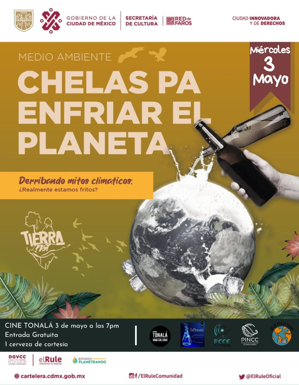 Chelas pa enfriar el planeta - PINCC